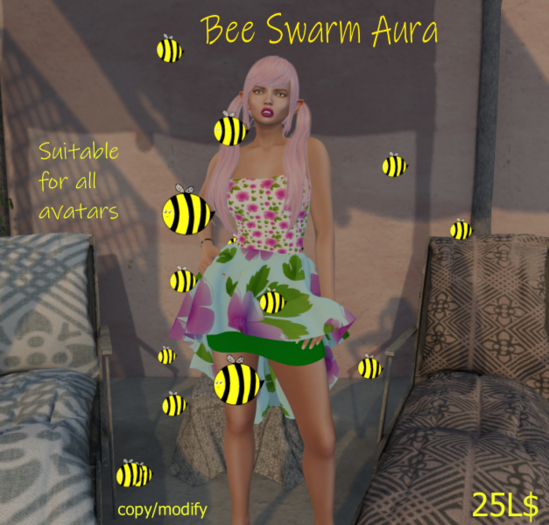 Second Life Marketplace - Bee swarm aura